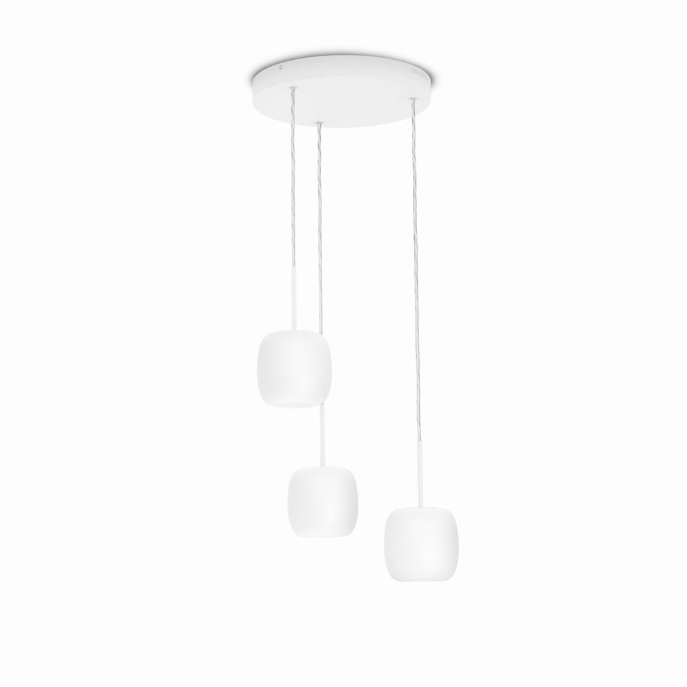 svítidlo PHILIPS Meton závěsné LED 3x4,5W/1500lm 2700K bílá | ELIHER s.r.o.